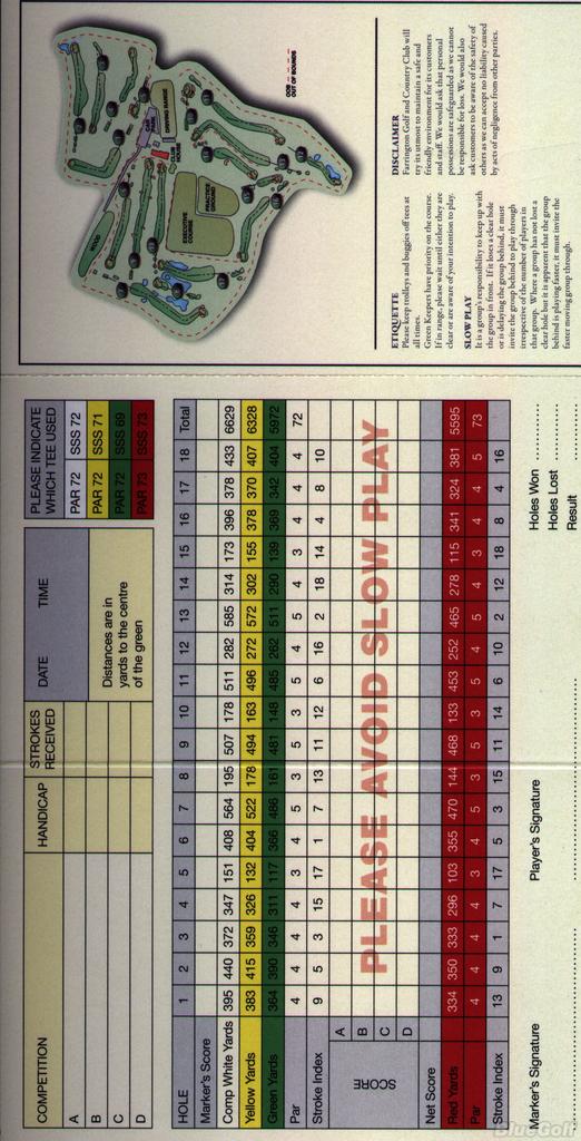 Farrington Golf Club - Course Profile | Course Database