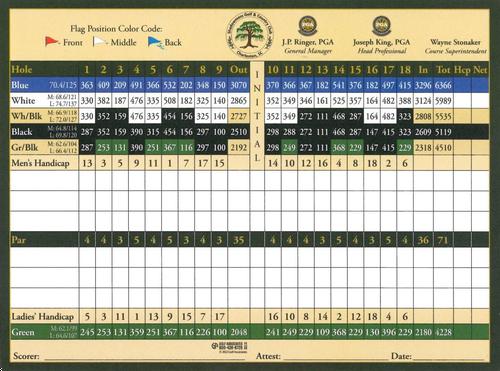 Shadowmoss Golf & Country Club - Course Profile | Course Database
