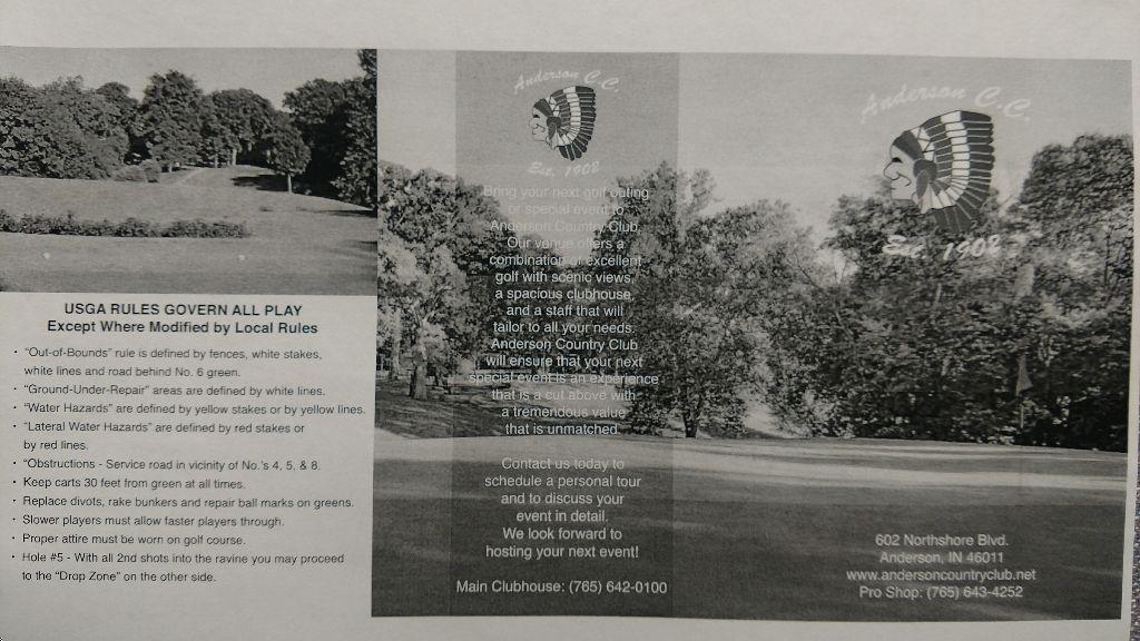 Anderson Country Club - Course Profile | Course Database