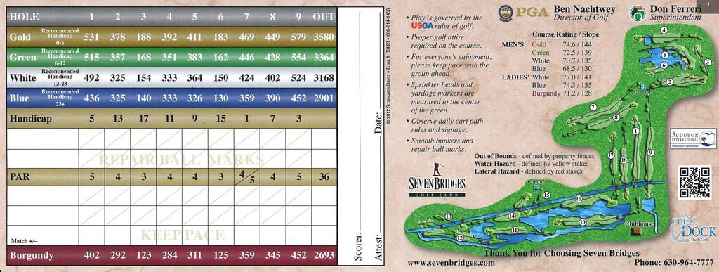 Seven Bridges Golf Club - Course Profile | Course Database