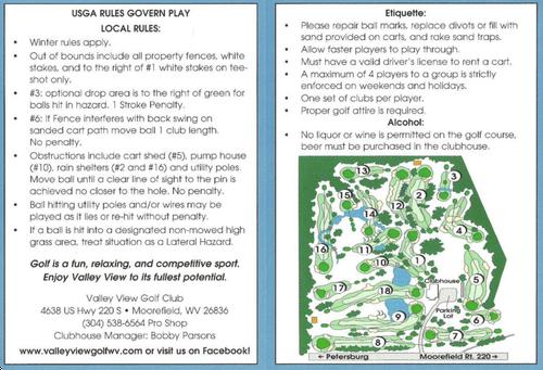 Valley View Golf Club - Course Profile | Course Database
