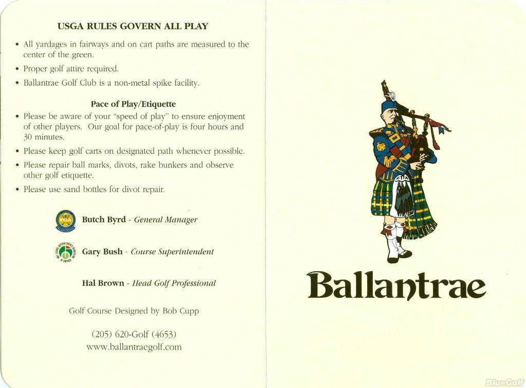 Ballantrae Golf Club - Course Profile | Course Database
