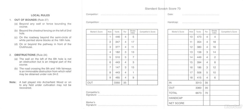 Muirfield - Course Profile | Course Database