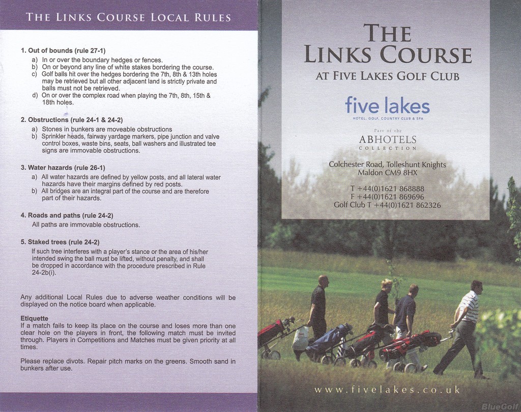 The Links Course at Five Lakes Golf Club - Course Profile | Course Database
