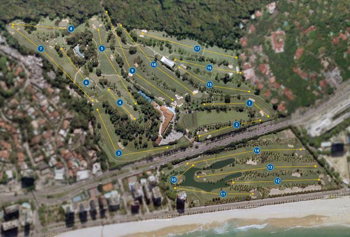 Gavea Golf & Country Club - Layout Map | Course Database