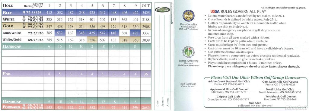 The Golf Club at Cedar Creek - Course Profile | Course Database