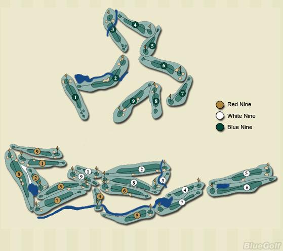 Hunt Valley Golf Club - Layout Map | Course Database