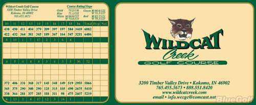 Wildcat Creek Golf Course - Course Profile | Course Database