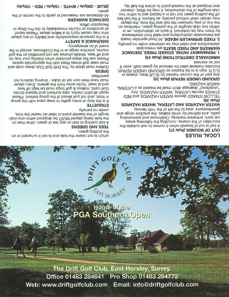 Drift Golf Club - Course Profile | Course Database