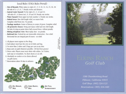 Elkins Ranch Golf Course - Course Profile | Course Database