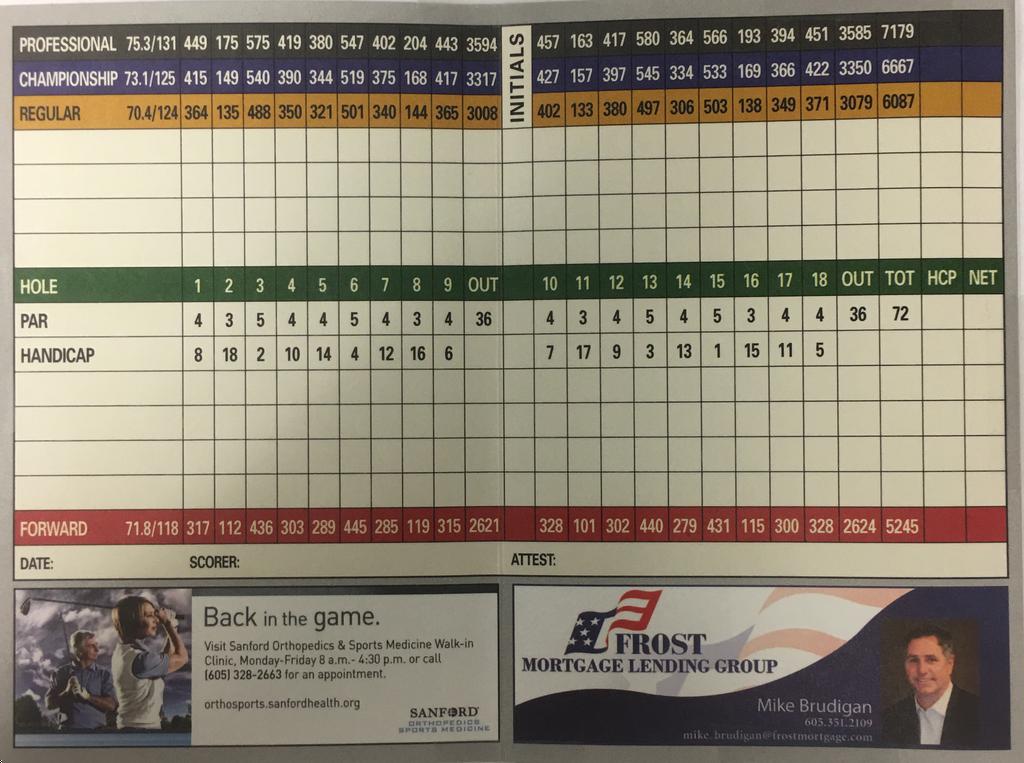 Prairie Green Golf Course - Course Profile | Course Database