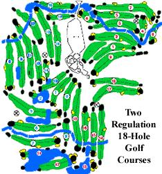 White Pines Golf Club-West - Layout Map | Course Database