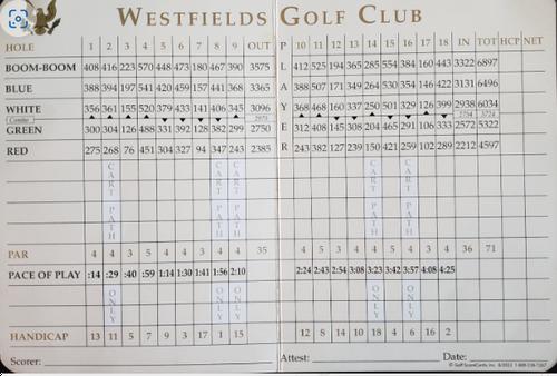 Westfields Golf Club - Course Profile | Course Database