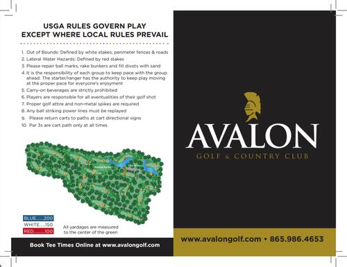 Avalon Golf & Country Club - Course Profile | Course Database