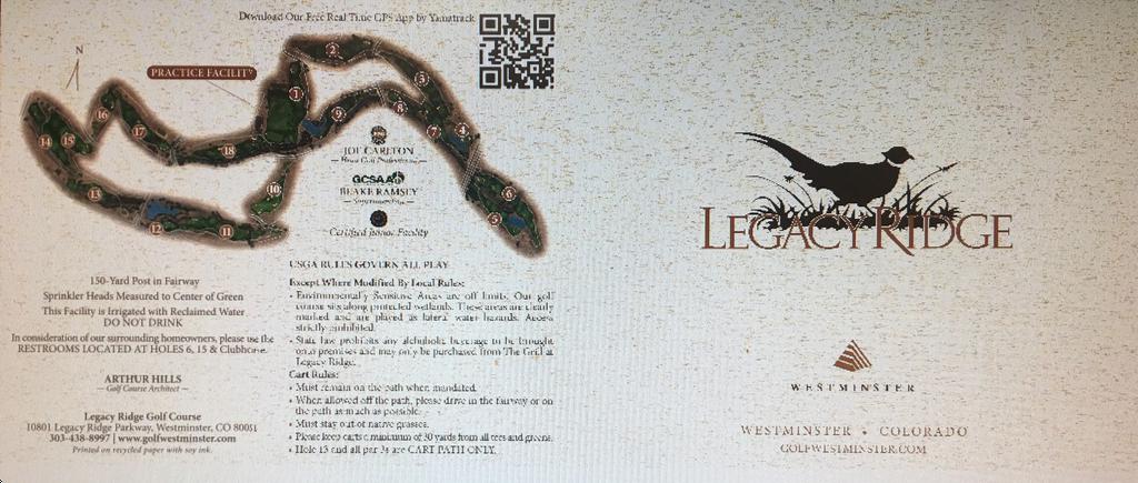 Legacy Ridge Golf Course - Course Profile | Course Database