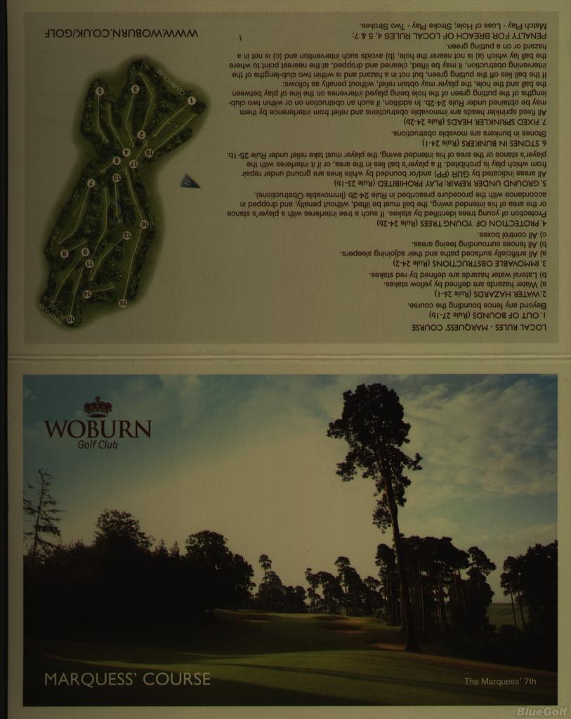 Woburn Golf Club - Marquess Course - Course Profile | Course Database