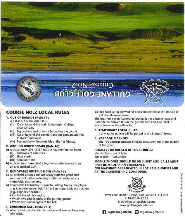 Gullane Golf Club No2 - Course Profile | Course Database