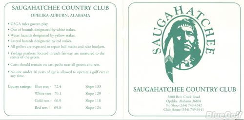 Saugahatchee Country Club - Course Profile | Course Database