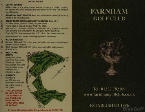 Farnham Golf Club - Course Profile | Course Database
