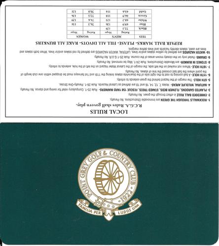 Point Grey Golf & Country Club - Course Profile | Course Database