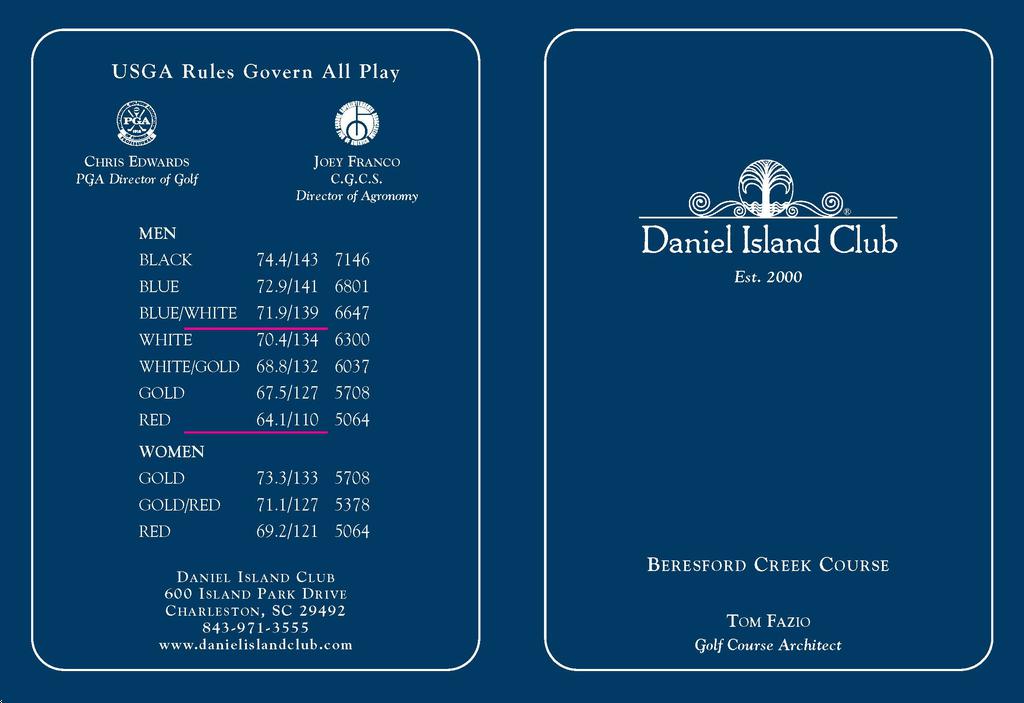 Daniel Island Club - Beresford Creek - Course Profile | Course Database