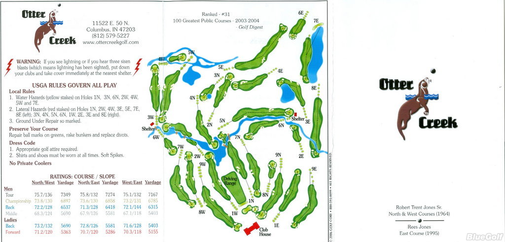 Otter Creek Golf Club- North/East - Course Profile | Course Database