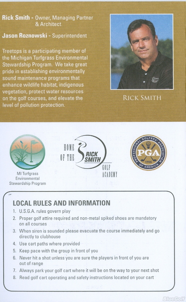 Treetops Resort - Tradition - Course Profile | Course Database