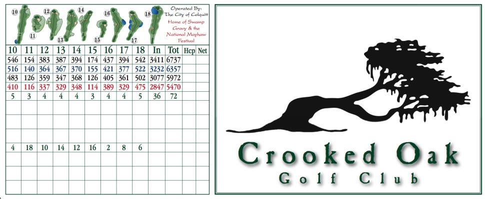 Crooked Oak Golf Club - Course Profile | Course Database