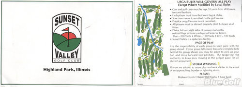 Sunset Valley Golf Club - Course Profile | Course Database