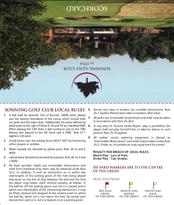 Sonning Golf Club - Course Profile | Course Database
