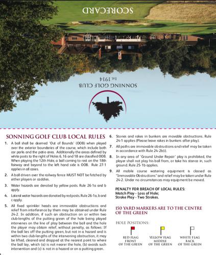 Sonning Golf Club - Course Profile | Course Database