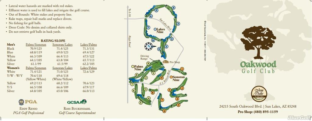 Oakwood Golf Club- Lakes/Palms - Course Profile | Course Database