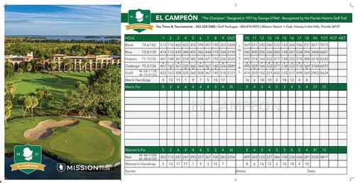 Mission Inn - El Campeon - Course Profile | Course Database