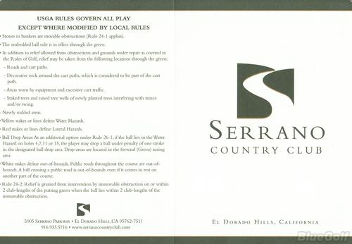 Serrano Country Club - Course Profile | Course Database