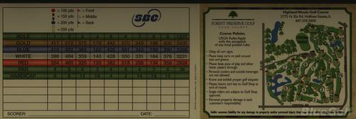 Highland Woods Golf Course - Course Profile | Course Database
