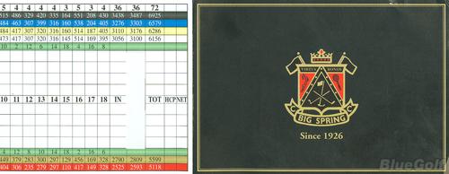 Big Spring Country Club - Course Profile | Course Database