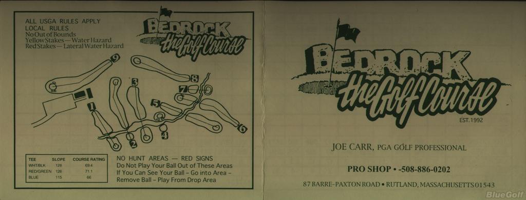 Bedrock Golf Club - Course Profile | Course Database