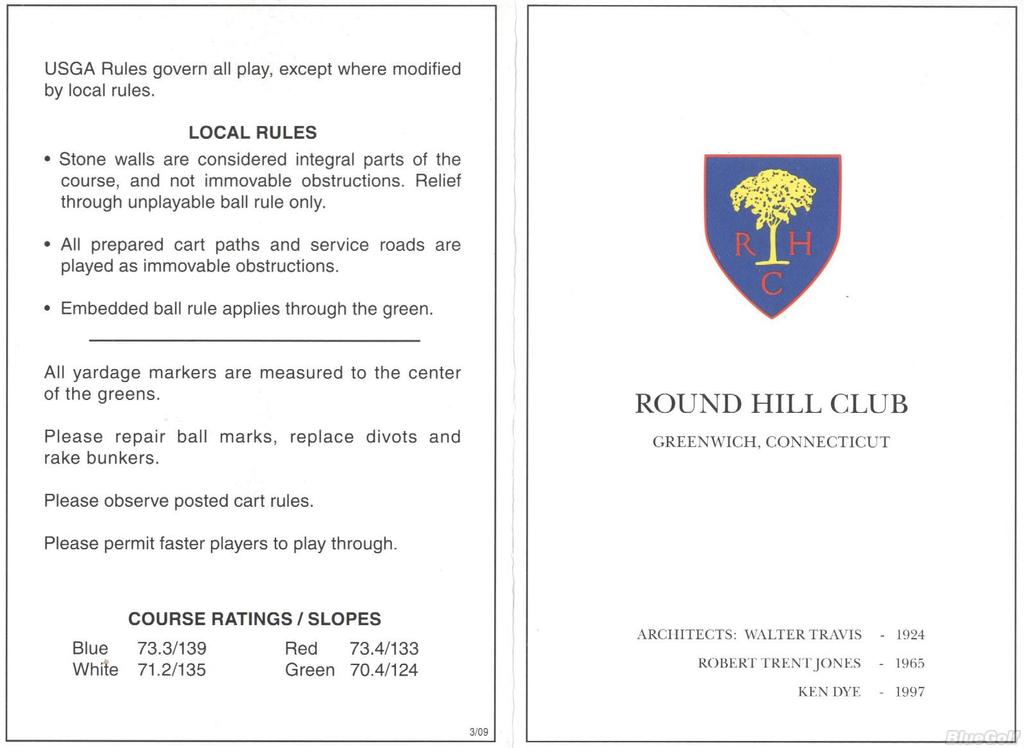 Round Hill Club - Course Profile | Course Database