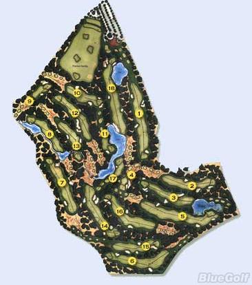 The Glen Club - Layout Map | Course Database