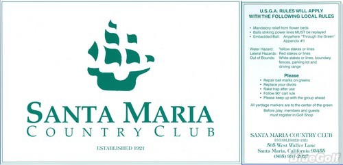 Santa Maria Country Club - Course Profile | Course Database