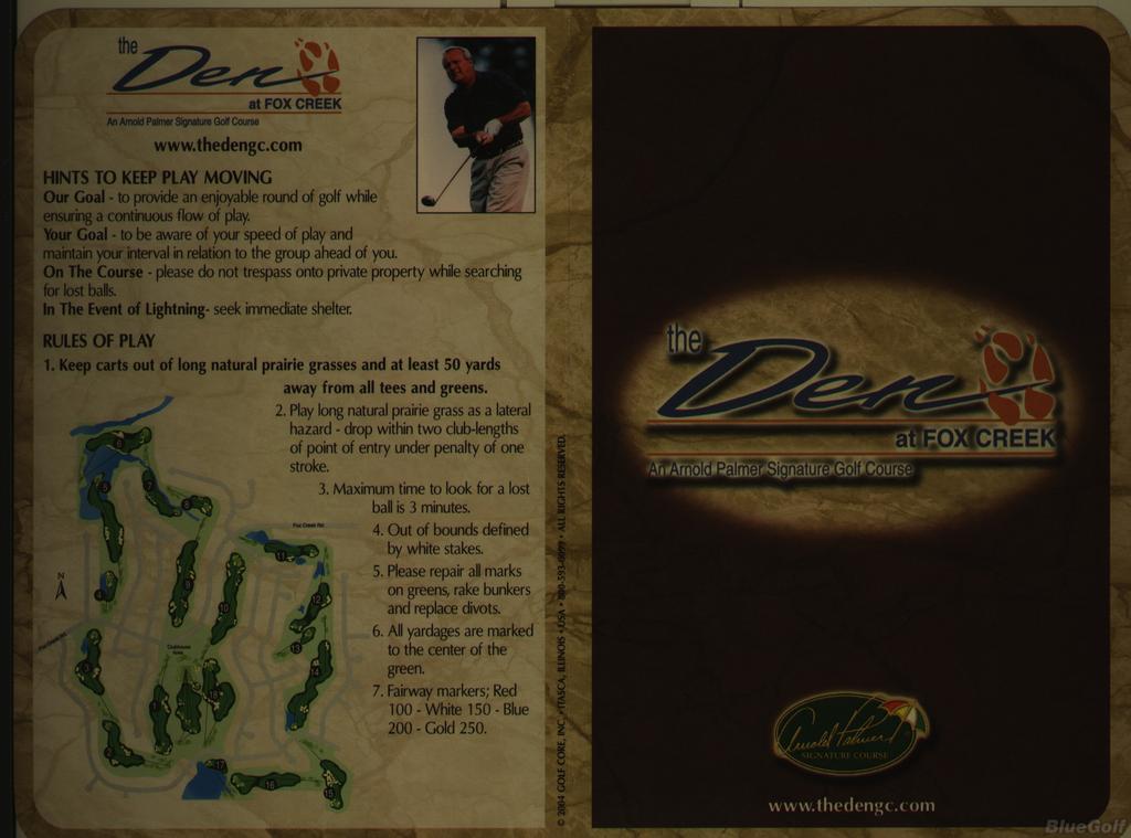 The Den at Fox Creek - Course Profile | Course Database