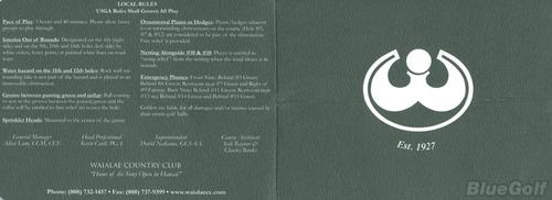 Waialae Country Club - Course Profile | Course Database