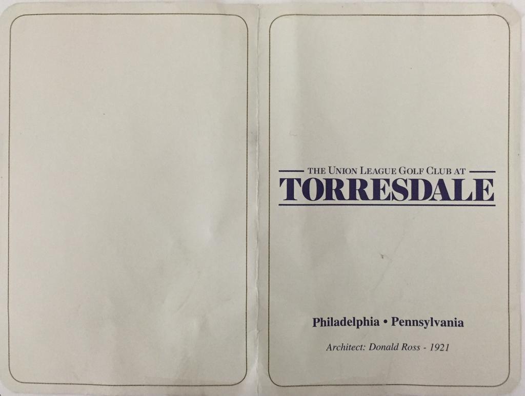 Union League Golf Club at Torresdale - Course Profile | Course Database