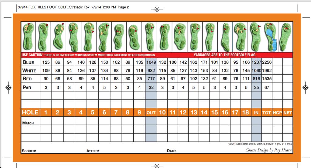 Fox Hills Footgolf - Course Profile | Course Database