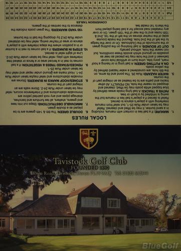 Tavistock Golf Club - Course Profile | Course Database