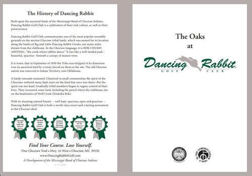 Dancing Rabbit Golf Club - The Oaks - Course Profile | Course Database