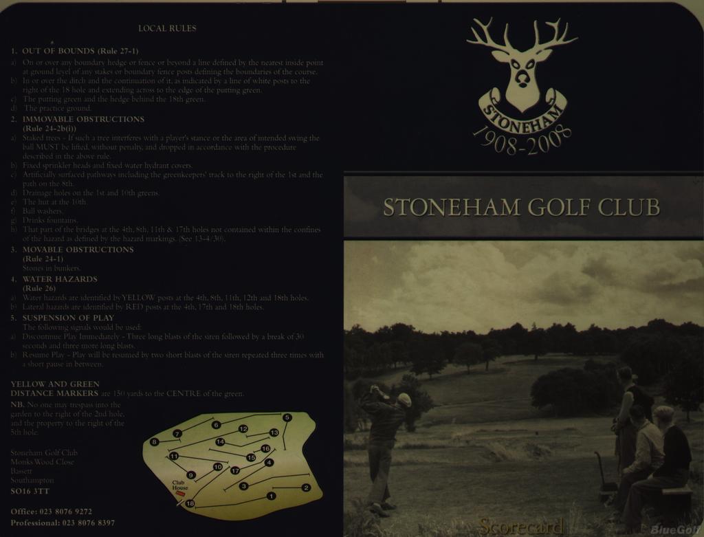 Stoneham Golf Club - Course Profile | Course Database