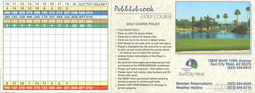 Pebblebrook Golf Course - Course Profile | Course Database