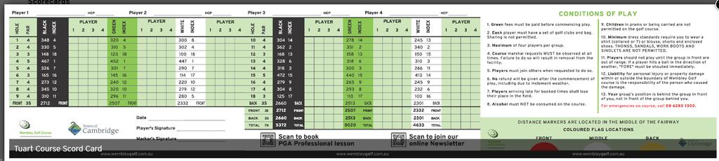 Wembley Golf Course-Tuart - Course Profile | Course Database