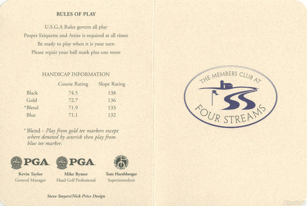 Four Streams - Course Profile | Course Database